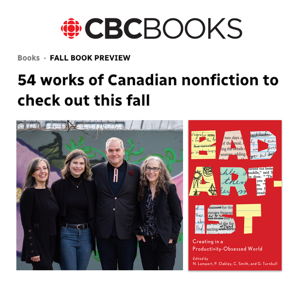 Bad Artist One of CBC Books Best New Nonfiction Books Of Fall 2024 ...